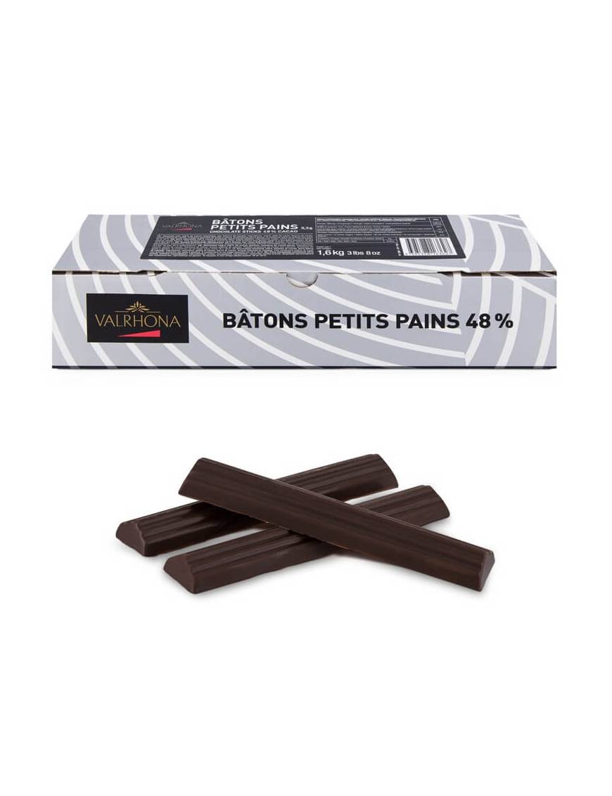 Valrhona Chocolate Baton 48% 300 CT/ 1.6 kg - Pickup Only OR Shipping