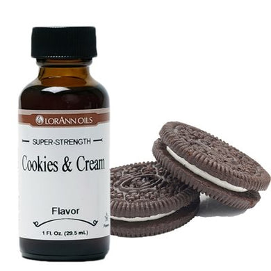 LorAnn Oils Cookies & Cream Flavor - 1 OZ #0272-0506 - Papagino Foods Inc.
